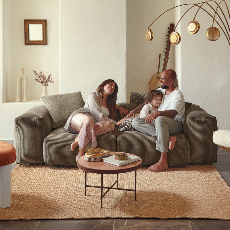 vetsak | Sofa Set 08 - Daybed - suave - clay | Modular Sofa | 6 Seater ...