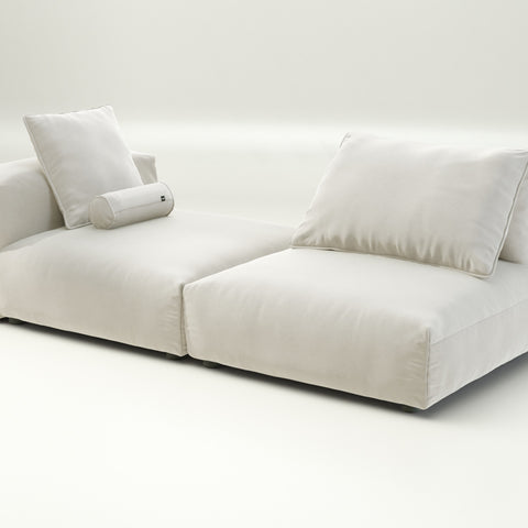vetsak | Sofa Set 01 XLarge - Suave - Pearl | Modular Sofa | 3.5 Seate ...