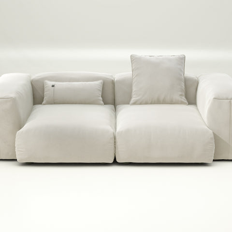 vetsak | Sofa Set 02 Medium - Suave - Pearl | Modular Sofa | 2.5 Seate ...