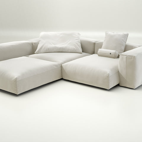 vetsak | Sofa Set 05 - Suave - Pearl | Modular Sofa | 5 Seater | Big S ...